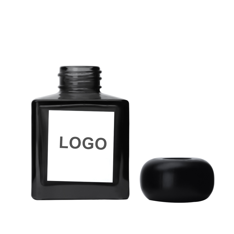 Black Glass Reed Diffuser 118ml - PackaFill Glass Bottle