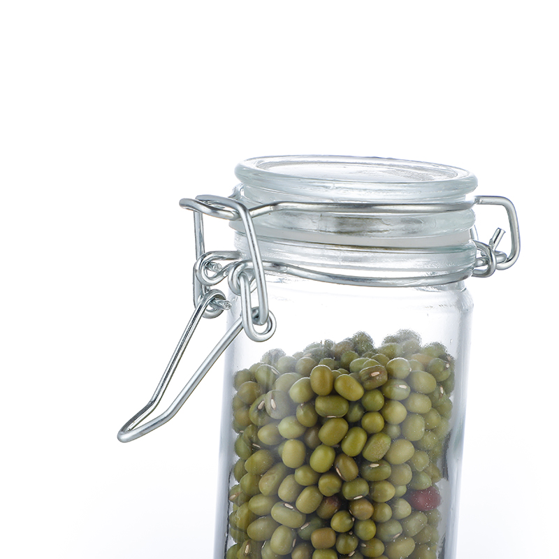 Glass Jar with Locking Lid,58ml,70ml,110ml,130ml