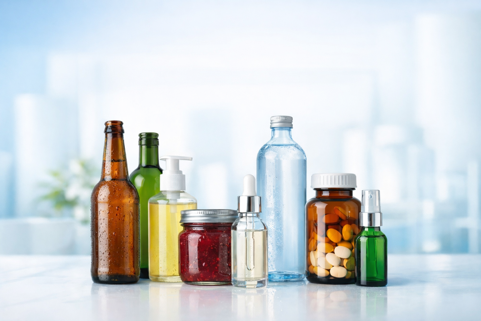 Types of Glass Bottles and How to Choose the Right One